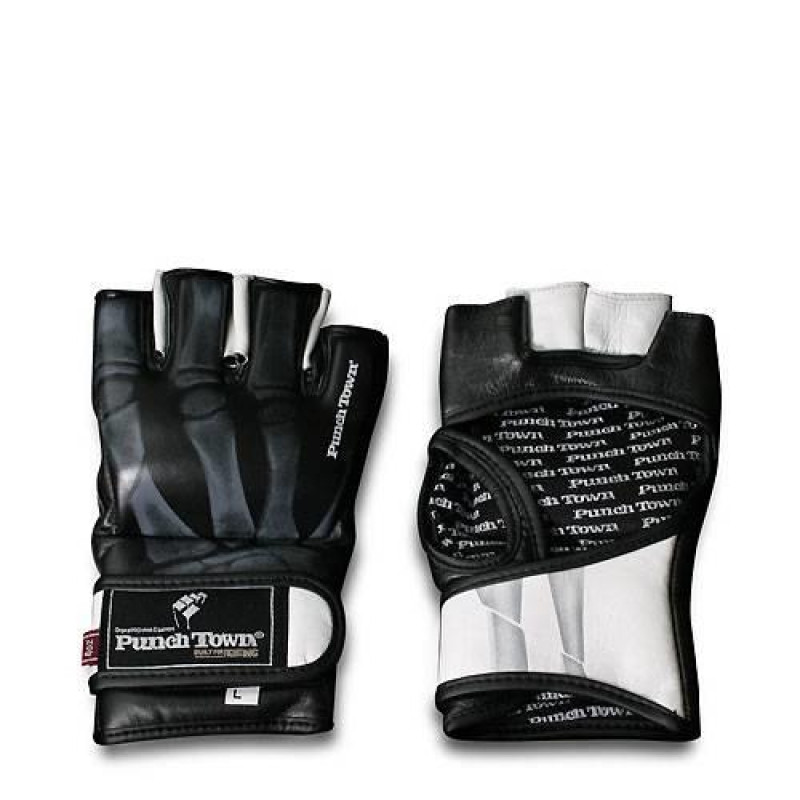 Luva de MMA PunchTown Couro Legítimo | Clube da Luta Shop