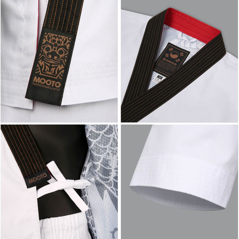 Dobok Mooto Grand Master Geum Gang Branco | Clube da Luta Shop