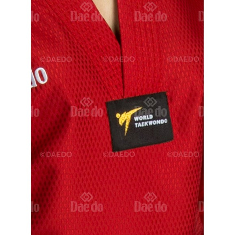 Dobok Daedo Hi-Tech Competition Vermelho Aprovado WT | Clube da Luta Shop